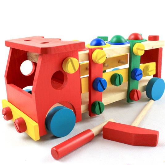 Early childhood education educational tool cart | wooden toys manufacturers